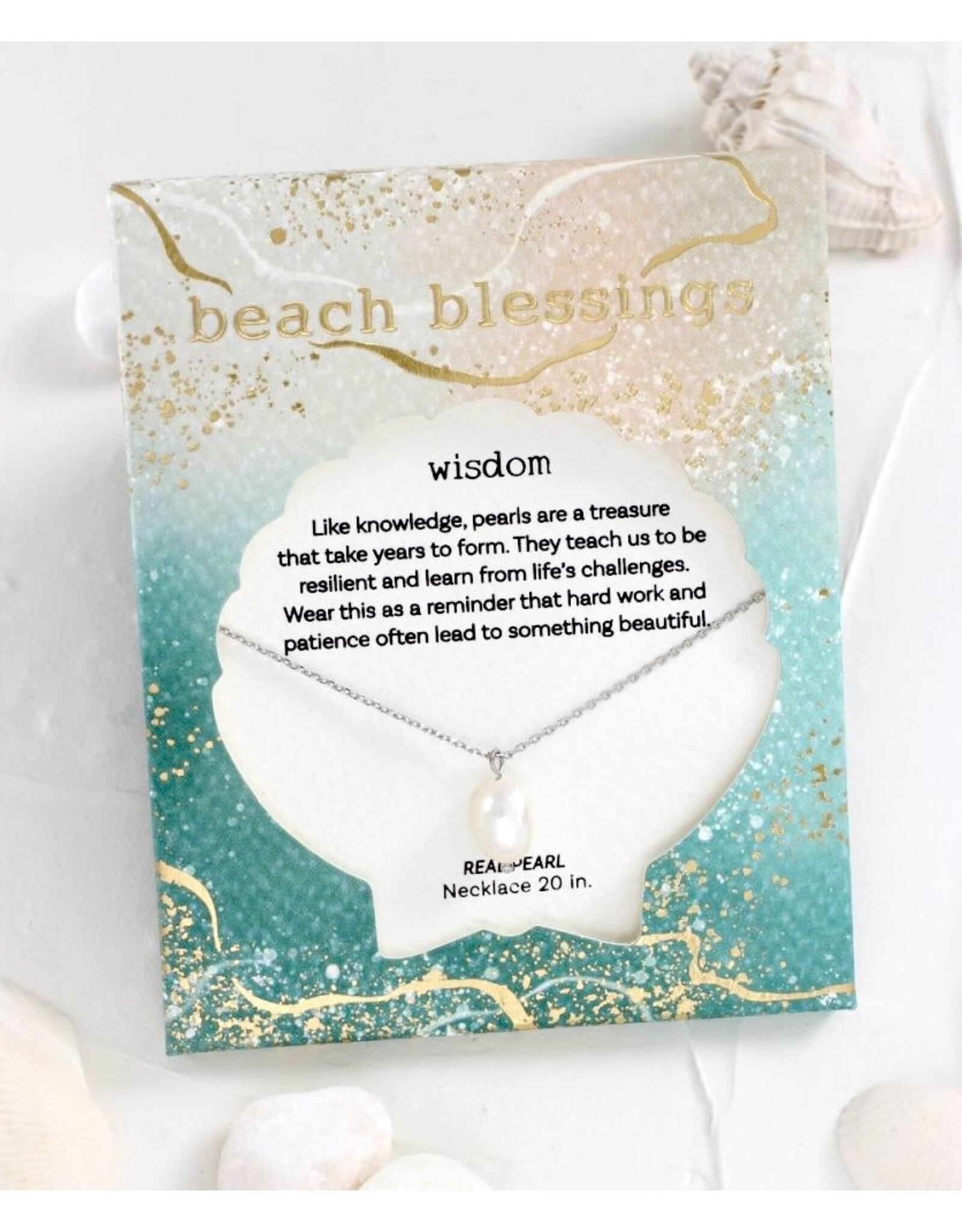 Wisdom Silver Pearl Necklace – Friends Of Cabrillo Aquarium